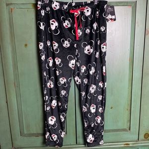 Disney | Intimates & Sleepwear | Disney Mickey Mouse Velour Jogger ...
